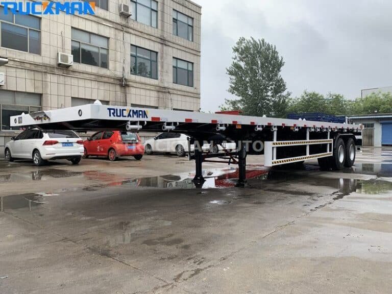 2 Axle Flatbed Semi Trailer For Sale- Truckman Automobile