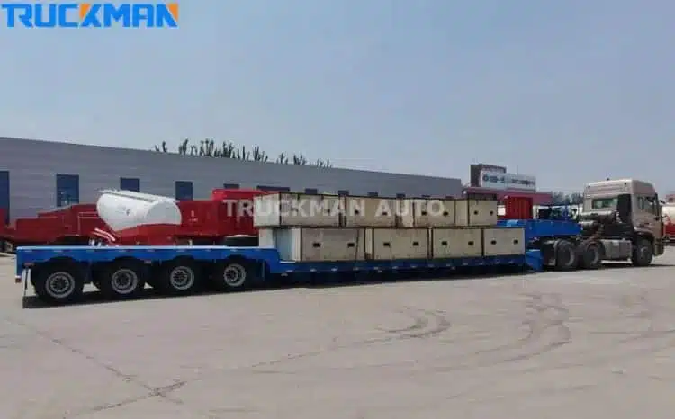 4 Axle Low Bed Trailer - Efficient Hauling Solutions - Truckman Automobile