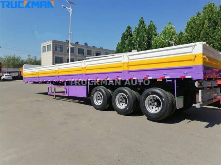 60 Ton Side Wall Trailer For Sale - Efficient and Reliable