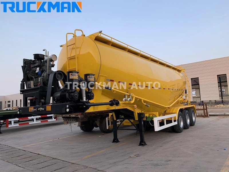 30 Cubic Meter Bulk Powder Tanker Trailer To Zambia - Truckman Automobile