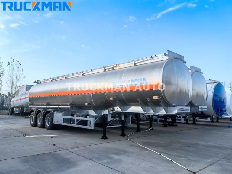 2 Units 45000 Liters Aluminum Alloy Fuel Tank Trailer To Zambia ...