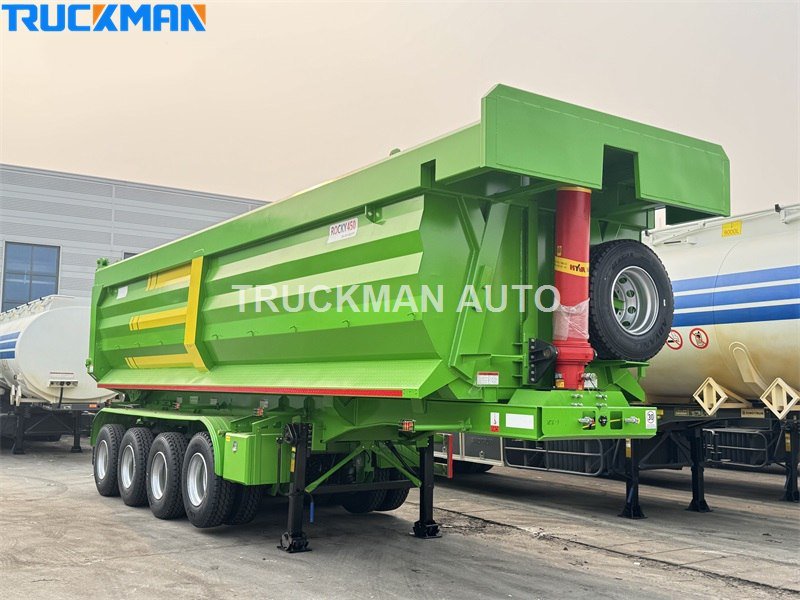 4 Axles 60 Tons Dump Semi Trailer To Mali - Truckman Automobile