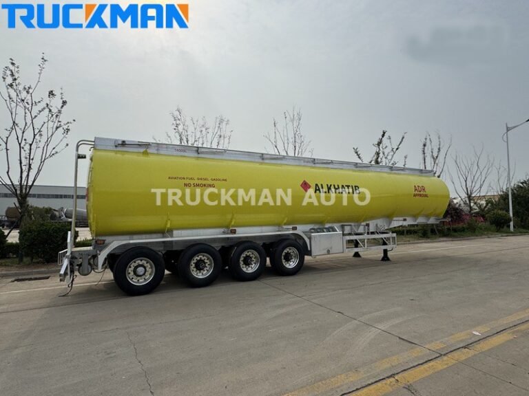 TRUCKMAN Brand 4 Axles 55 CBM Fuel Tanker Trailer To Ghana - Truckman ...
